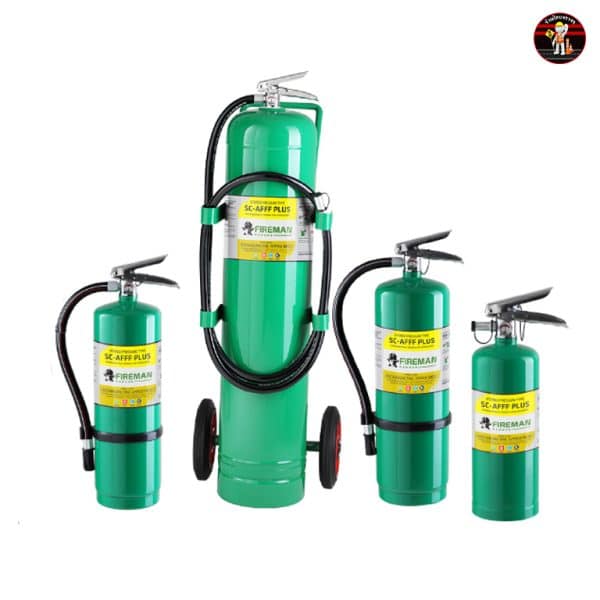 เครื่องดับเพลิง ชนิดเคมีสูตรน้ำ (SC-AFFF Plus) ขนาด 5 ปอนด์ (แถมขาเเขวน) — ร้านไทยจราจร