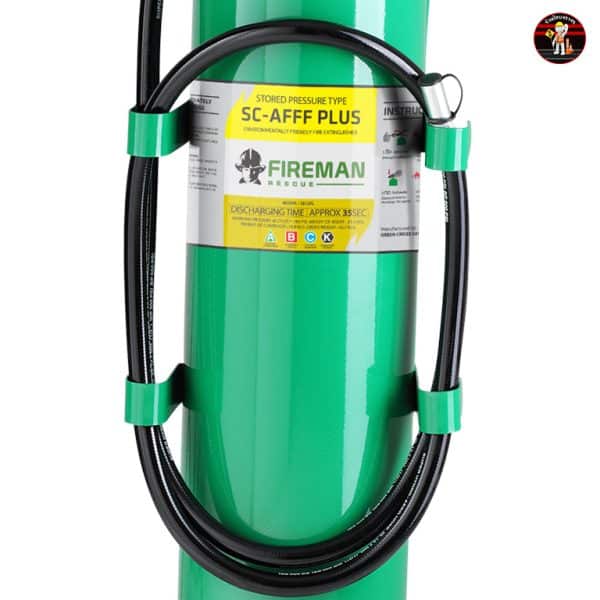 เครื่องดับเพลิง ชนิดเคมีสูตรน้ำ (SC-AFFF Plus) ขนาด 50 ปอนด์ พร้อมรถเข็น — ร้านไทยจราจร